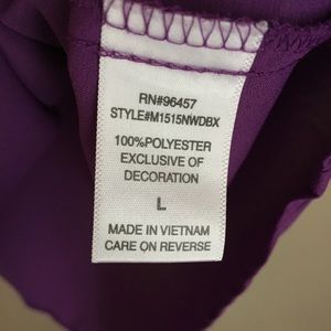 indigo Rose | Tops | Sleeveless Dressy Tank Purple Large Indigo Rose ...